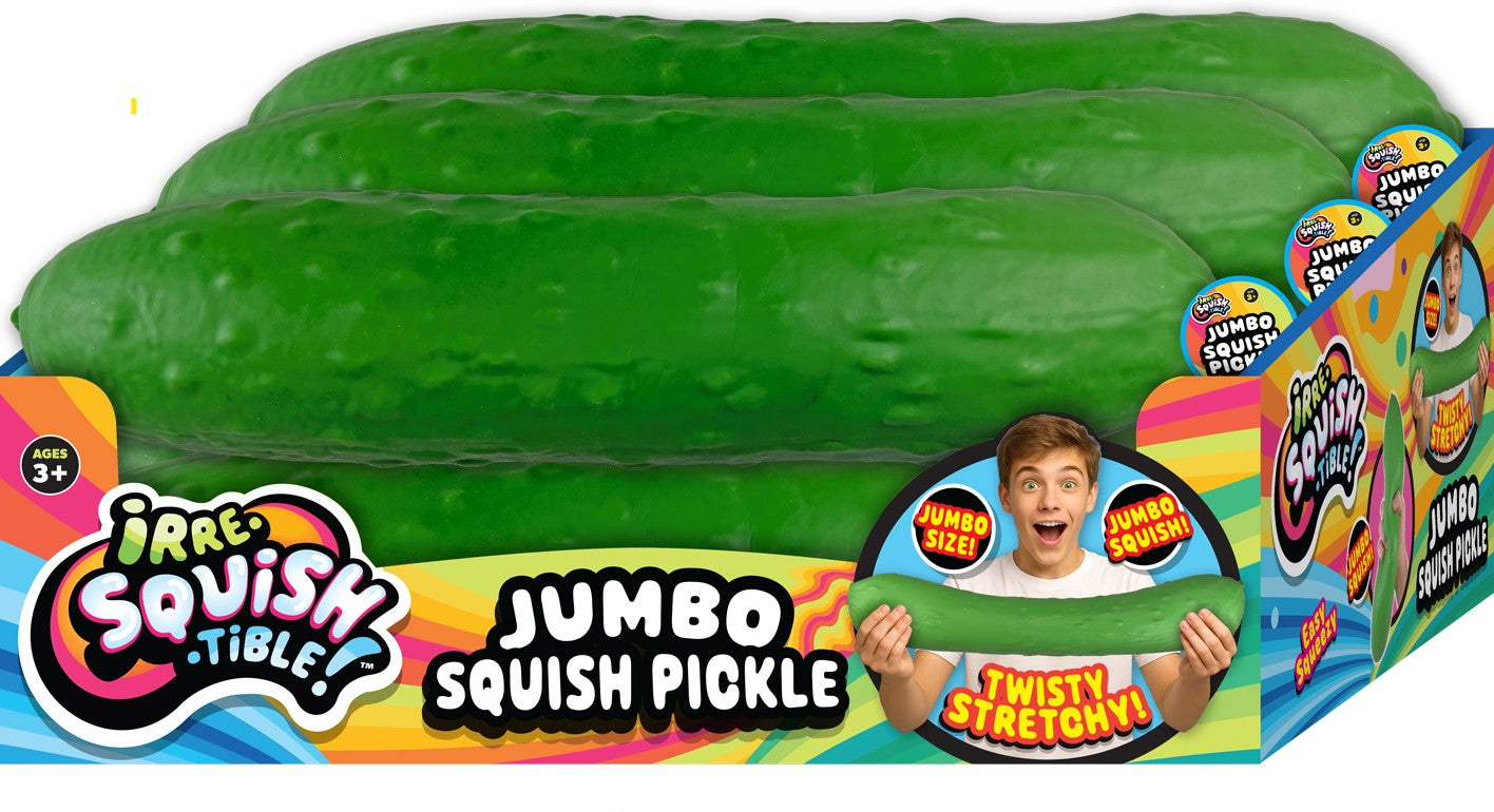 irre-SQUISH-tible Jumbo Squish Pickle, 6ct – Grandpa Joe's