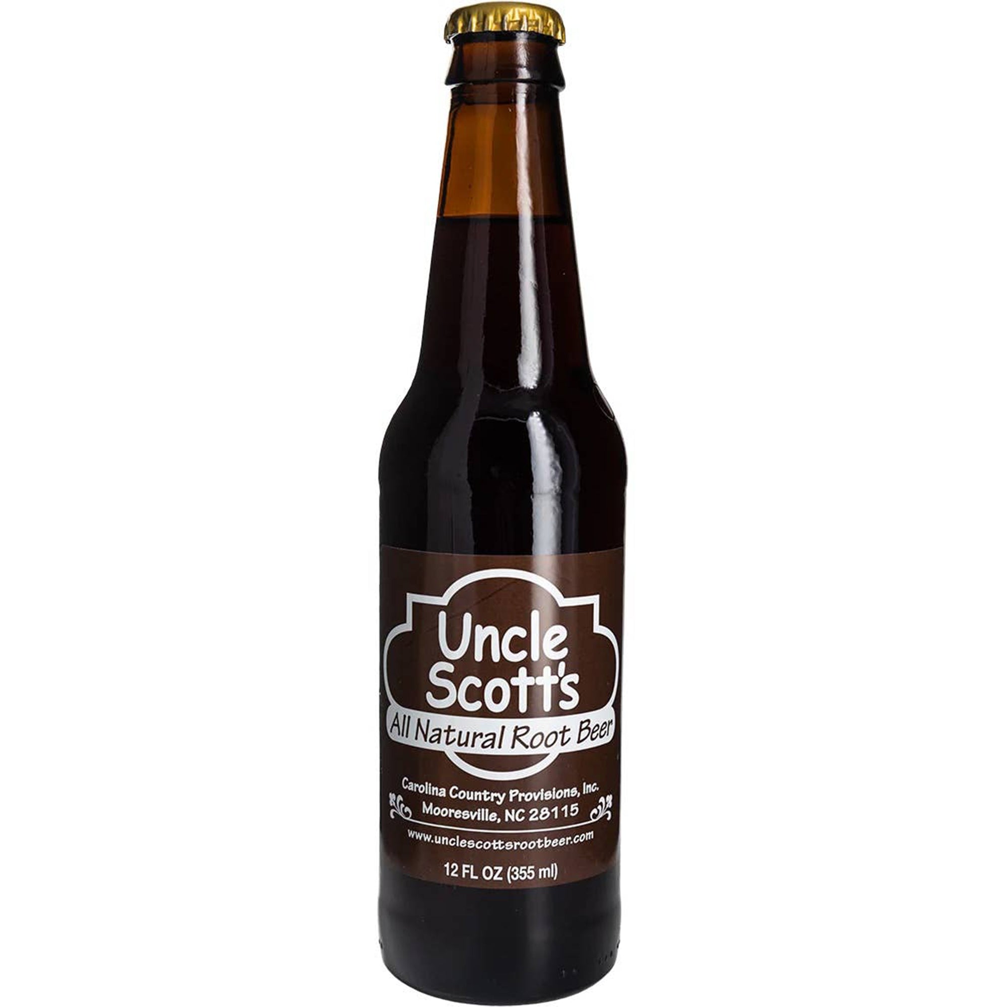 Uncle Scott's Root Beer Soda, 12oz Glass Bottle 24ct – Grandpa Joe's