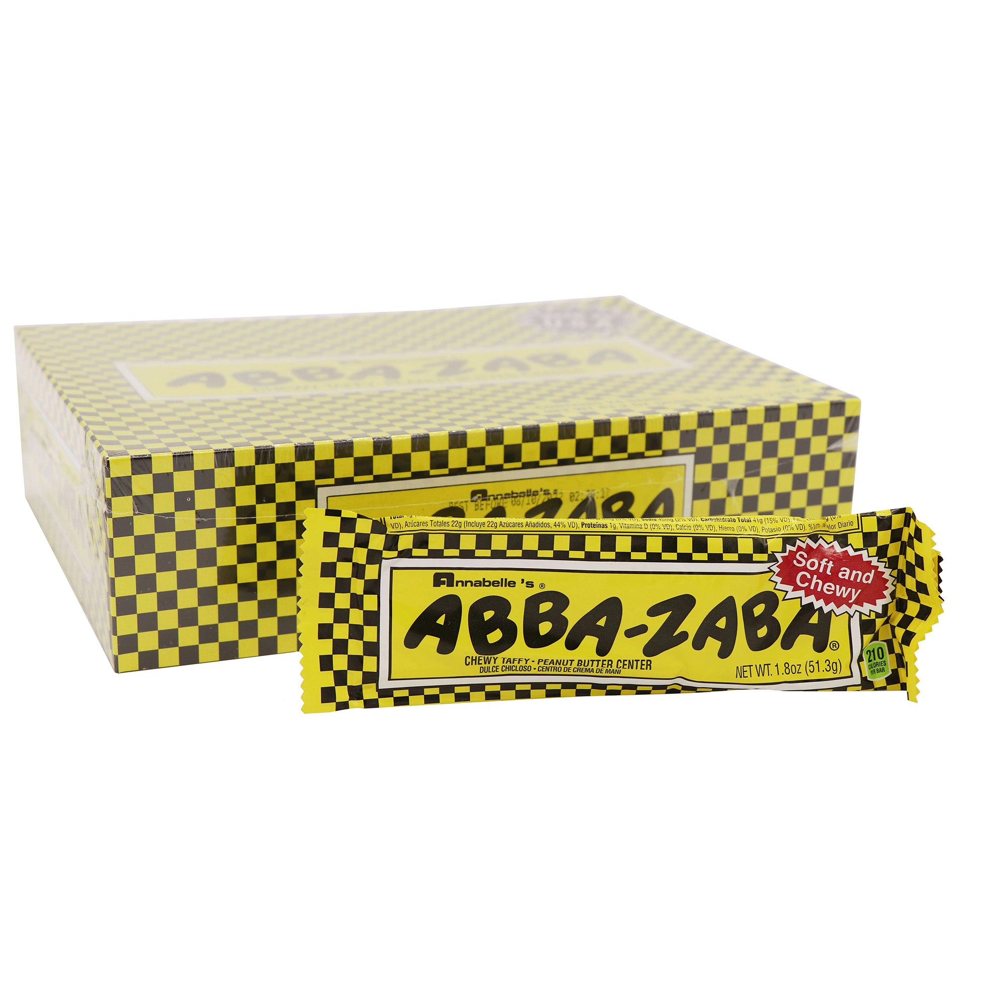 Abba-Zaba Candy Bar, 2.0oz, 24ct Case – Grandpa Joe's