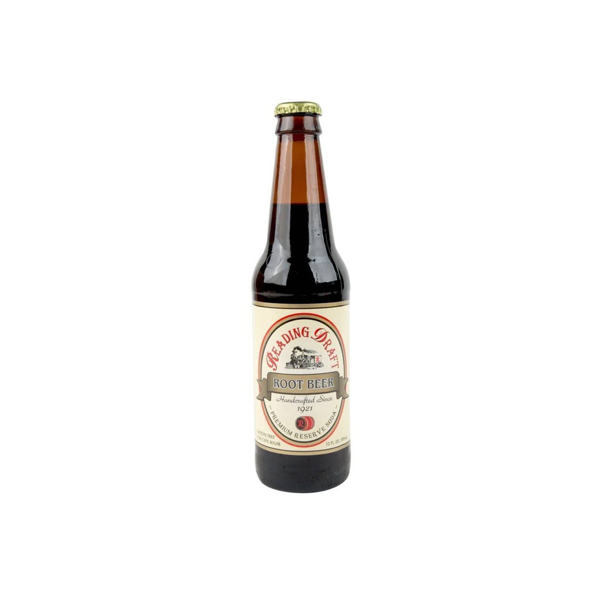 Reading Draft Root Beer Soda, Glass Bottle, 12fl oz, 12ct – Grandpa Joe's